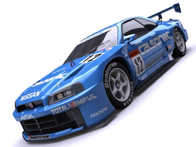 calsonic skyline gt-r nissan 3d model