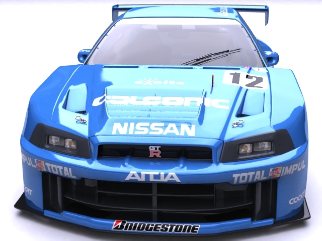 calsonic skyline gt-r nissan 3d model