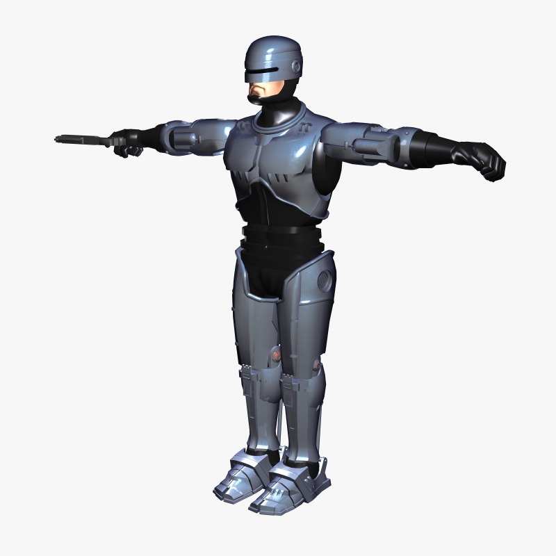 robocop science fiction 3d model