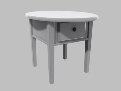 end table 3d model