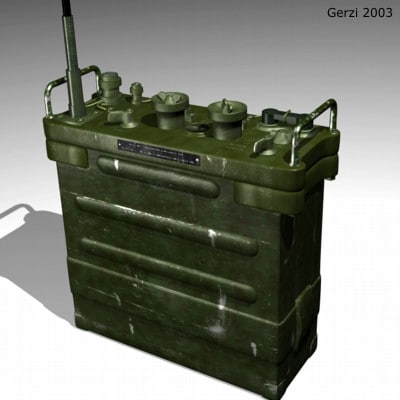 prc25 radio 3d model