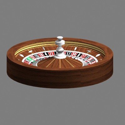 roulette 3d model