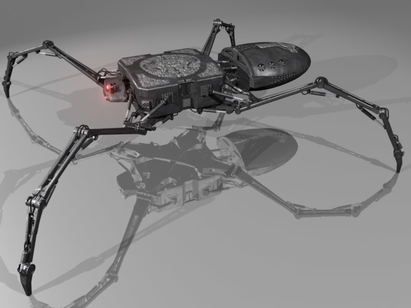 3d mechanical spider