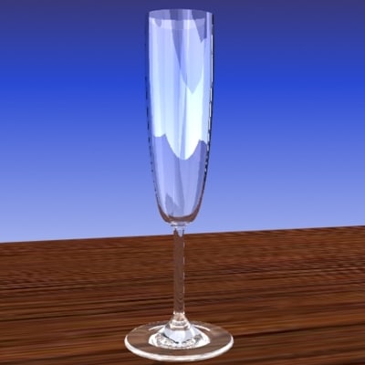 3d glass model