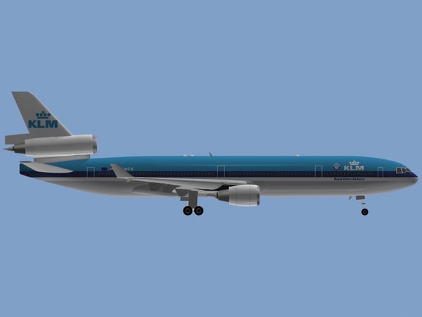 md-11 klm 3d model