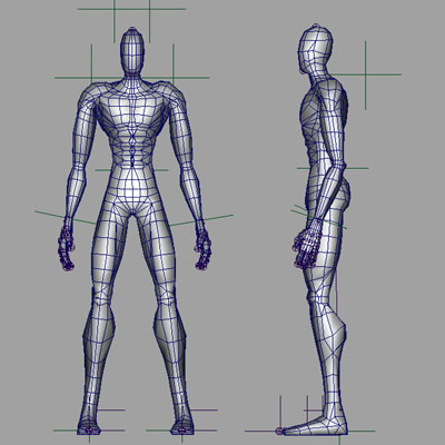 mannequin human animator 3d model