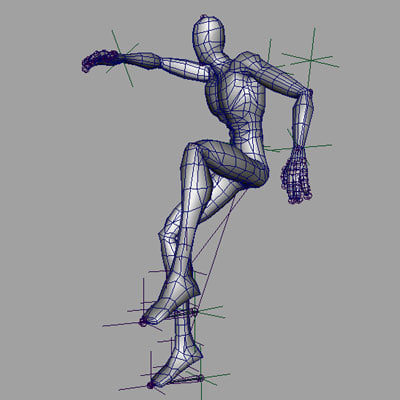 mannequin human animator 3d model