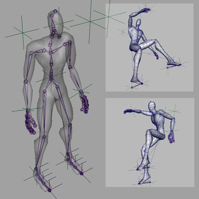 mannequin human animator 3d model