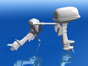 Outboard Motor 3D Models for Download | TurboSquid