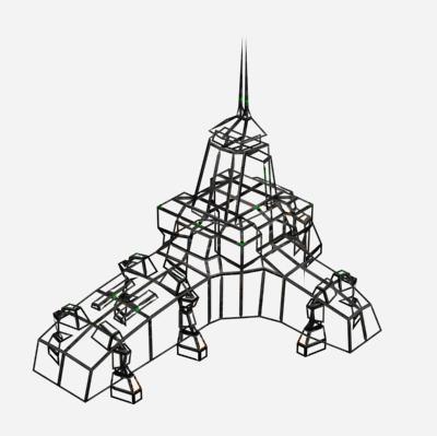 3d building military