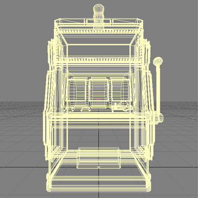 slot machine 3d model