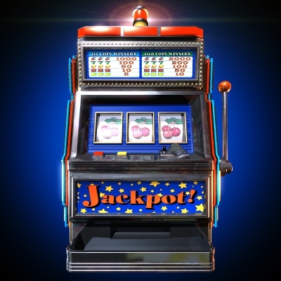 slot machine 3d model