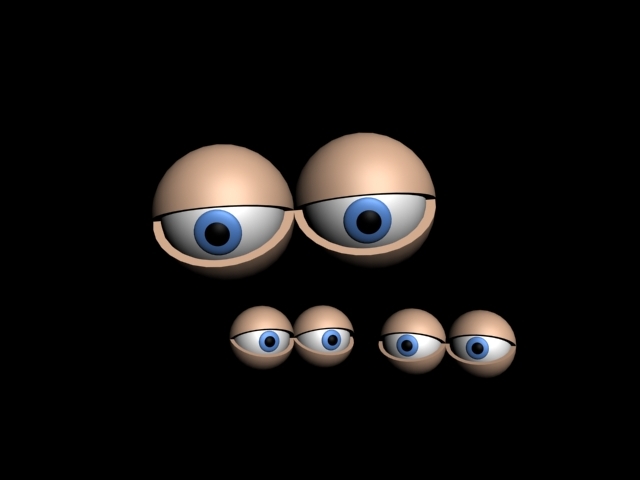3ds max toon eyes