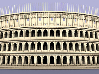 roman colosseum 3d model
