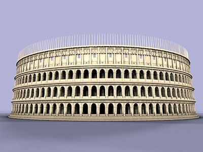 roman colosseum 3d model