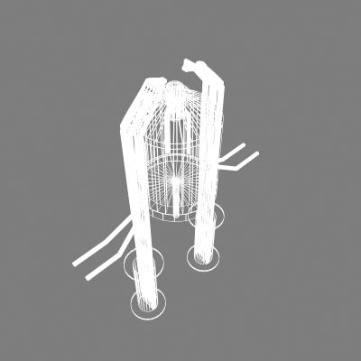 3d model plasma magnetron