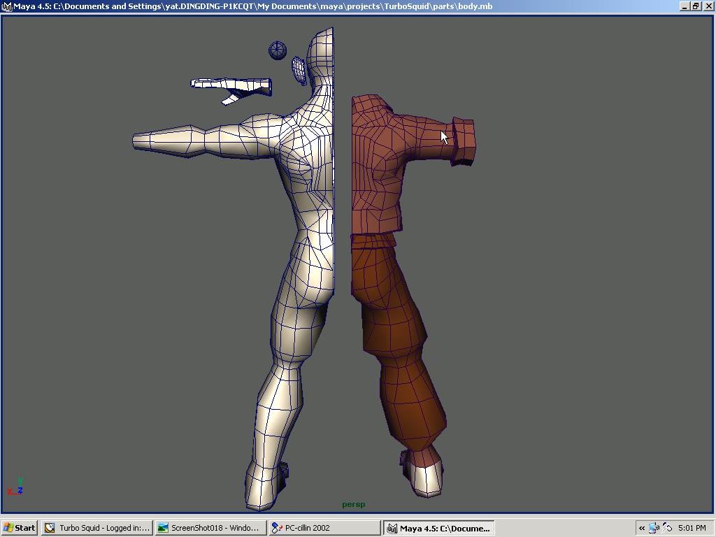 character body obj free