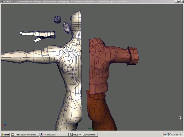 character body obj free