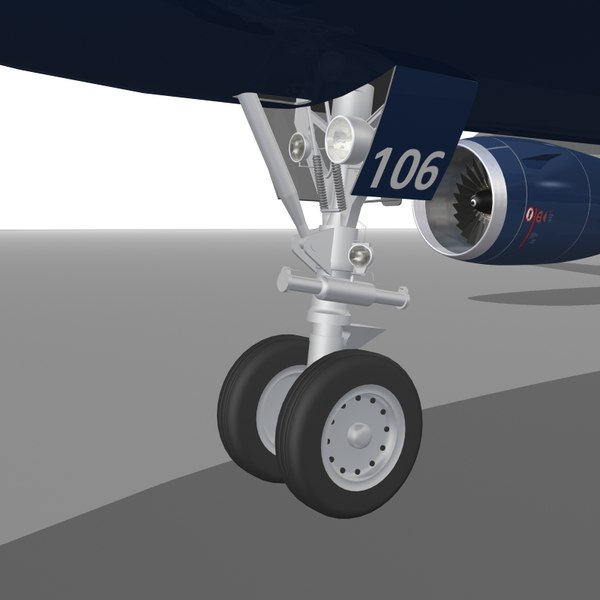airbus a320 airways 3d max