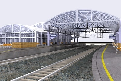 Railway Station 3D Models for Download | TurboSquid