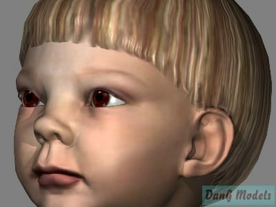 3d childrens child model