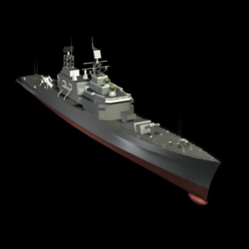3d uss bainbridge cgn 25 model