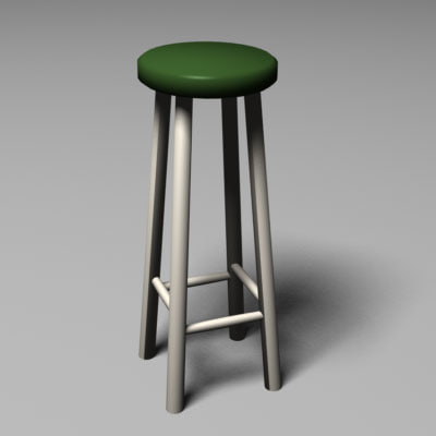 free stool 3d model