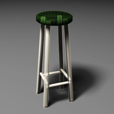 free stool 3d model
