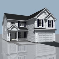 architecturally house 3d model