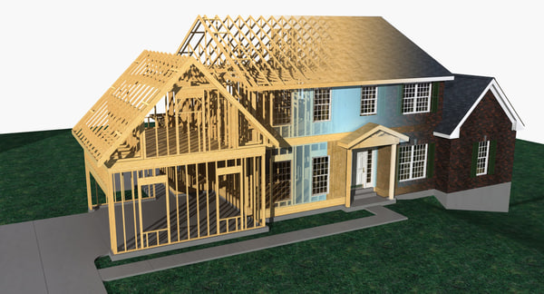 architecturally house 3d model