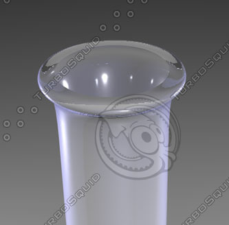 3d test tube model