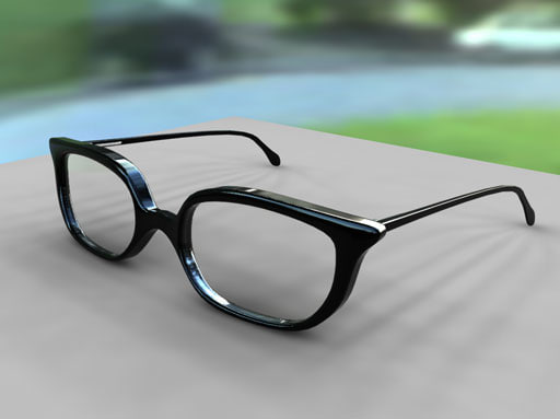 glasses 3d model