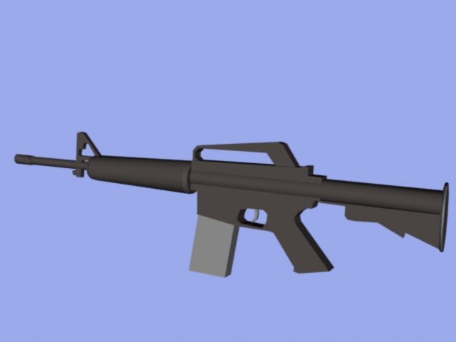 free m4a1 3d model