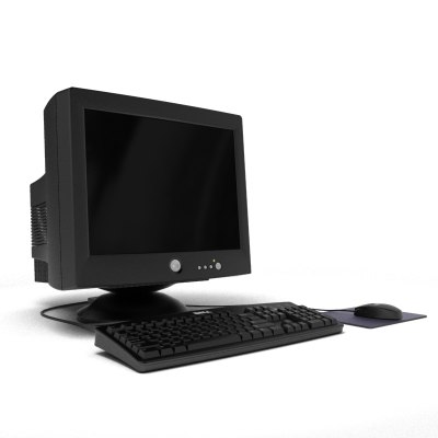 dell computer 3d model