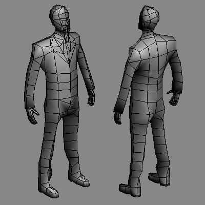 human character 3d model