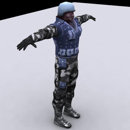 3d male swat