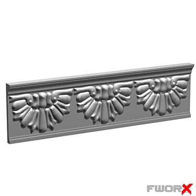 3d model decorative plate architectural