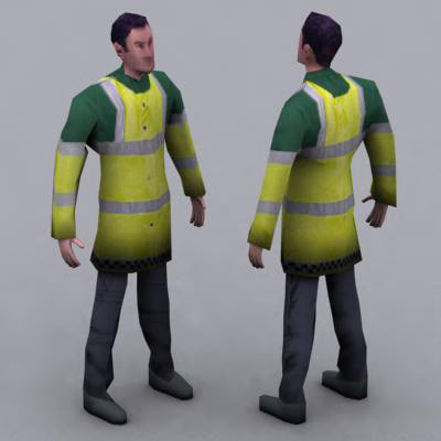 human character 3d model