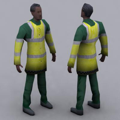 human character 3d model