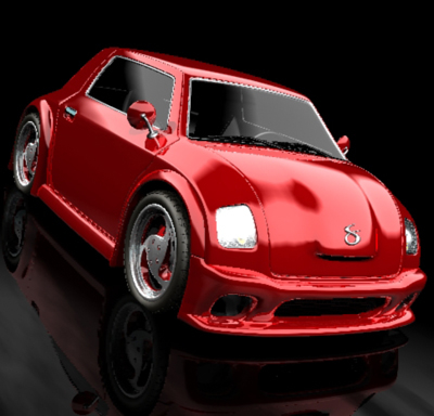 3d custom car model