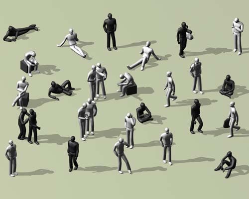 3d man people male model