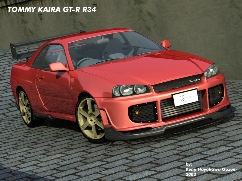 tommy kaira gt-r r34 3d model