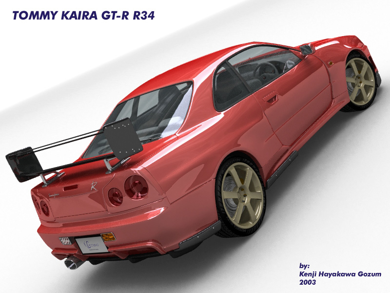 3d tommy kaira gt-r r34 model