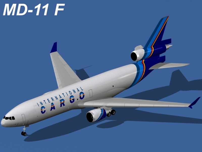 3d model freighter fleet airbus a380-800