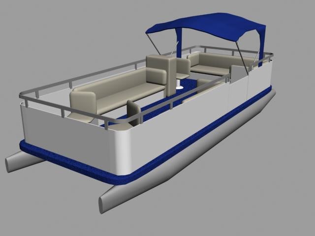 3d model pontoon