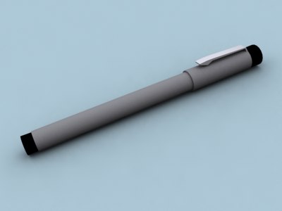 free pen 3d model