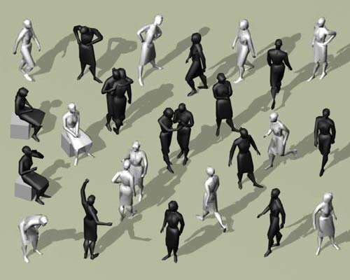 woman people 3d model