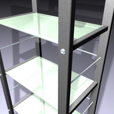 glass unit shelf 3d model