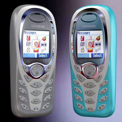 mobile phone siemens a31 3d model