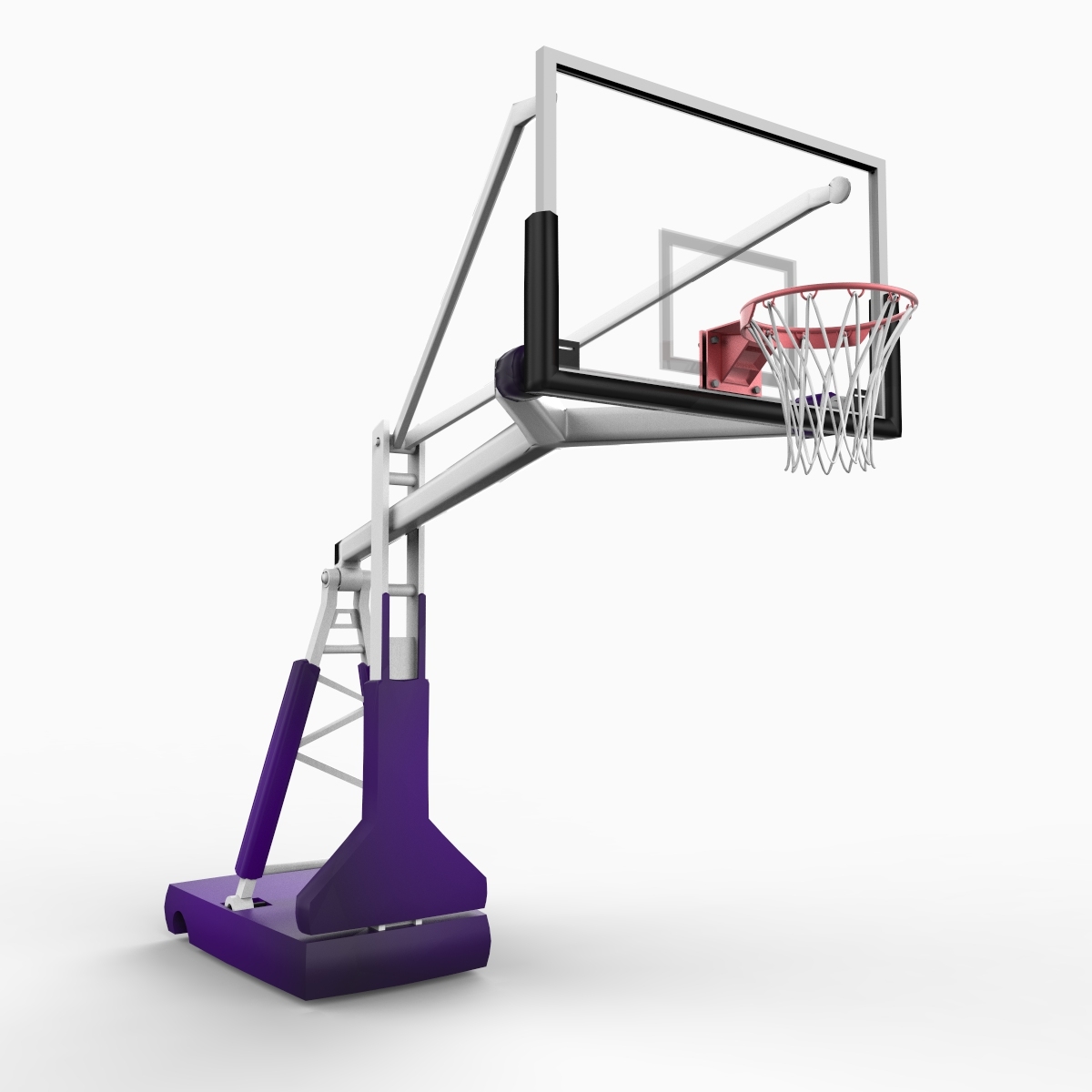 3d model institutional style basketball standard